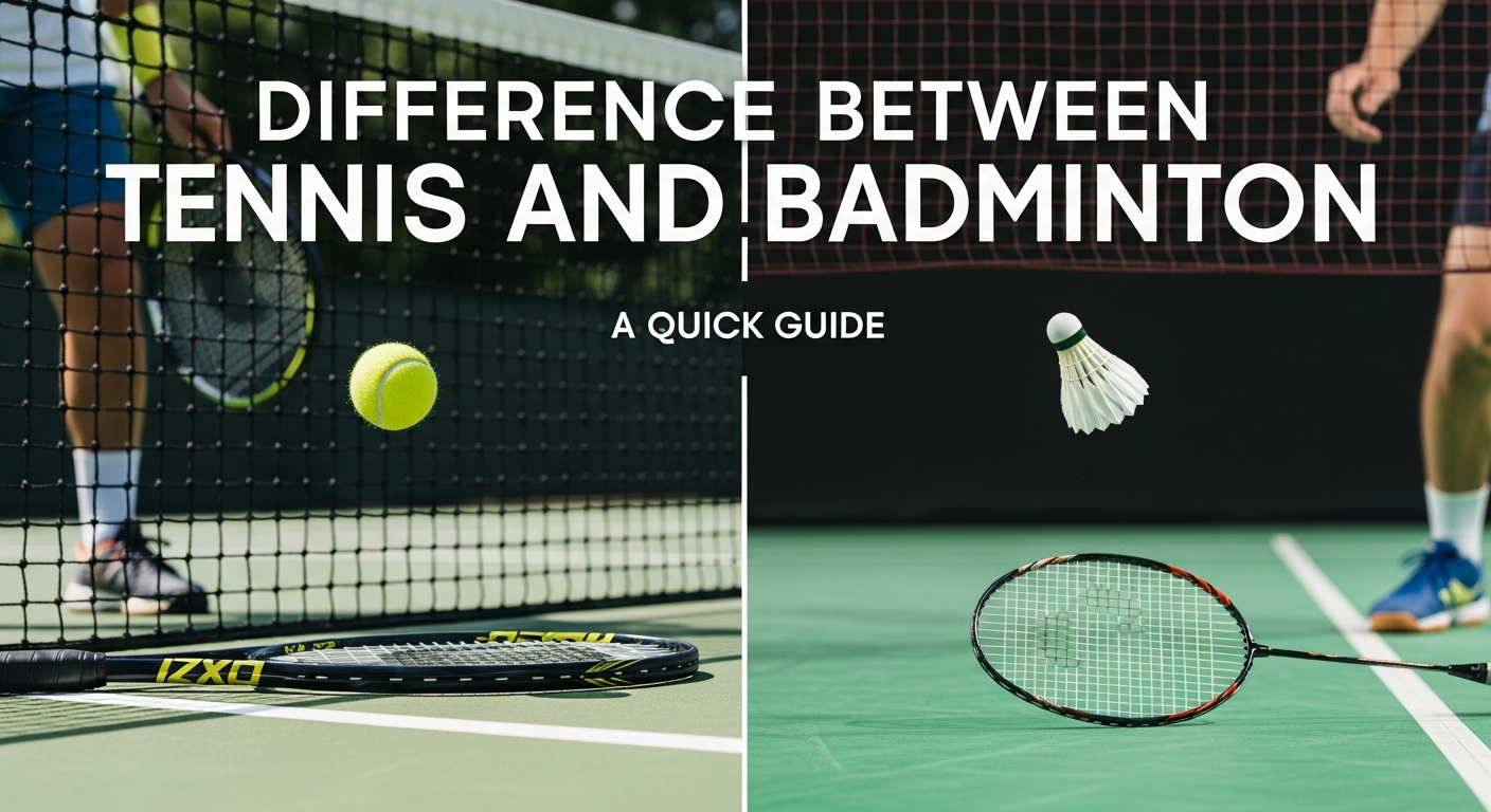 Difference Between Tennis and Badminton You Should Know